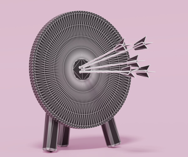 ArtStation - Archery Target and Arrows | Game Assets