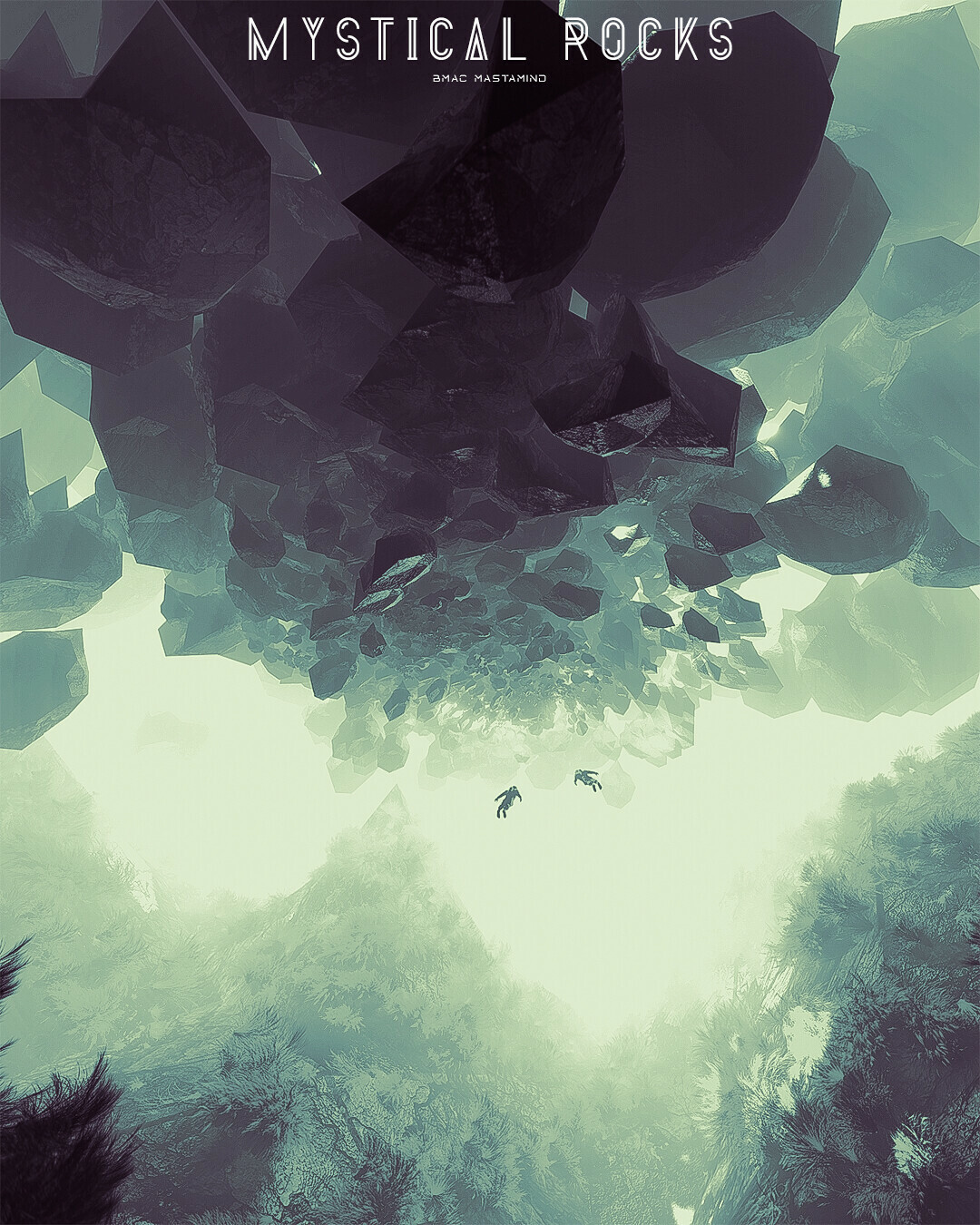 ArtStation - Mystical Floating Rocks | Artworks
