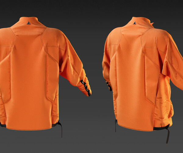 ArtStation - tech wear jacket | Game Assets