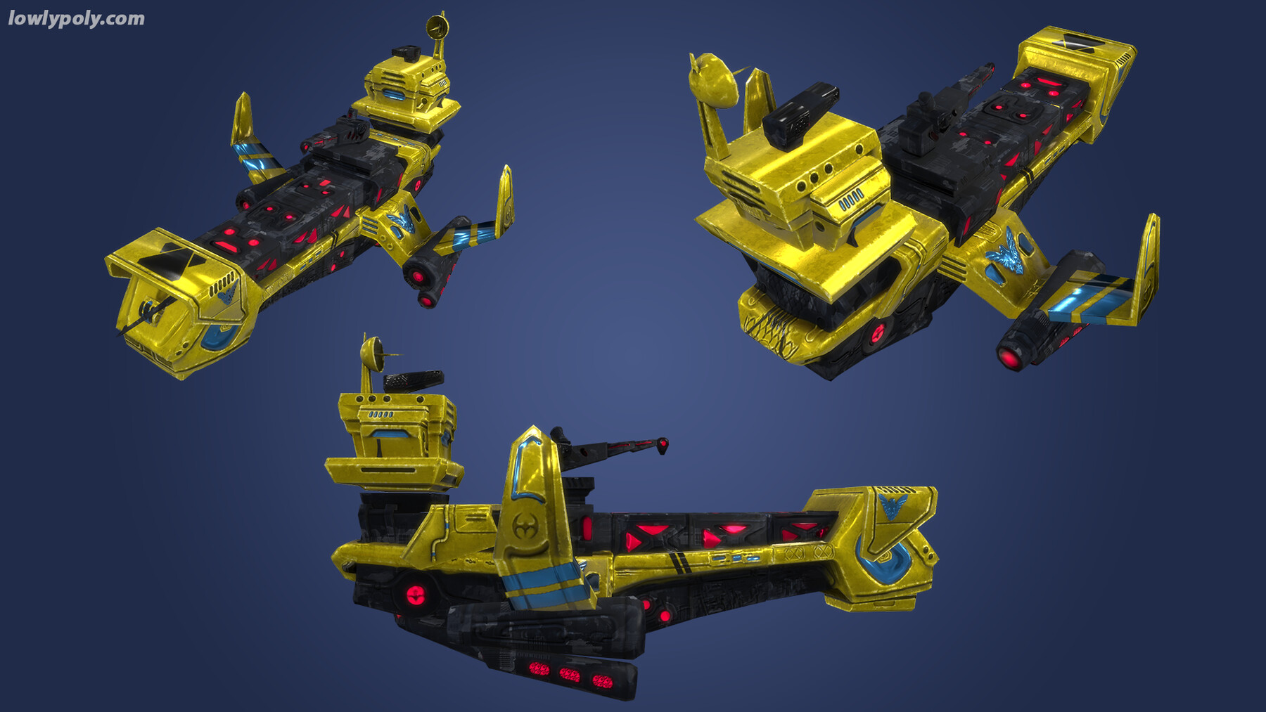 ArtStation - Stylized Spaceships Mega Pack | Game Assets