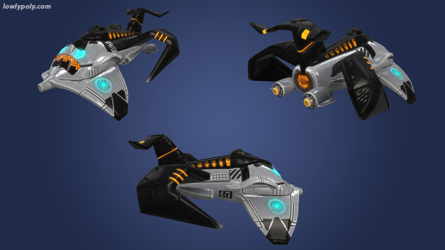 ArtStation - Stylized Spaceships Mega Pack | Game Assets