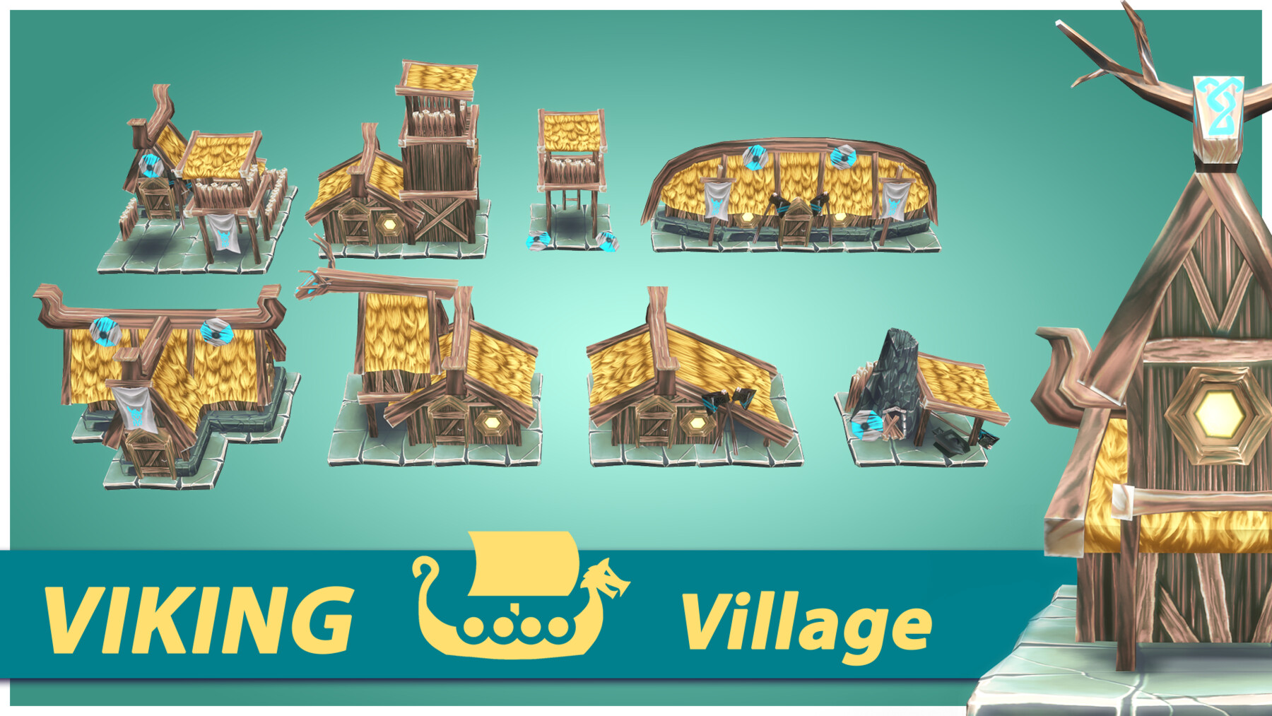 ArtStation - RTS Mega Pack Fantasy Buildings | Game Assets