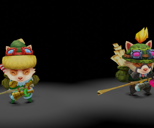 ArtStation - Teemo Character Collection | Game Assets