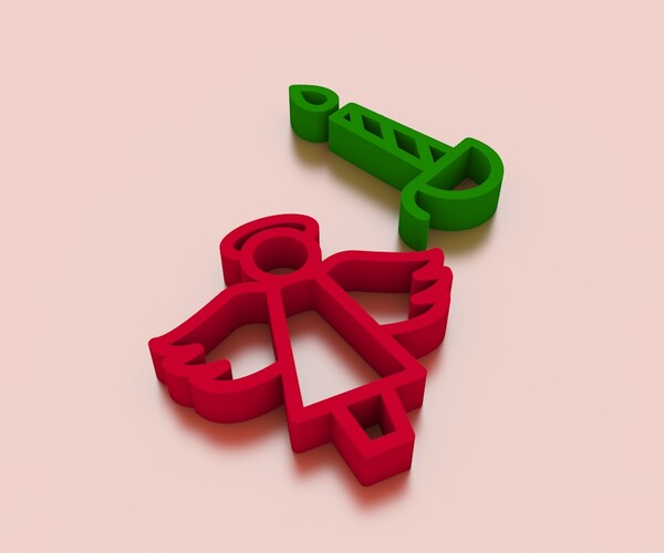ArtStation - Christmas Cookie Cutter and Accessories 3D print model ...