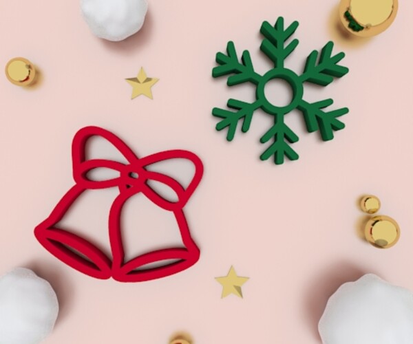 ArtStation - Christmas Cookie Cutter and Accessories 3D print model ...