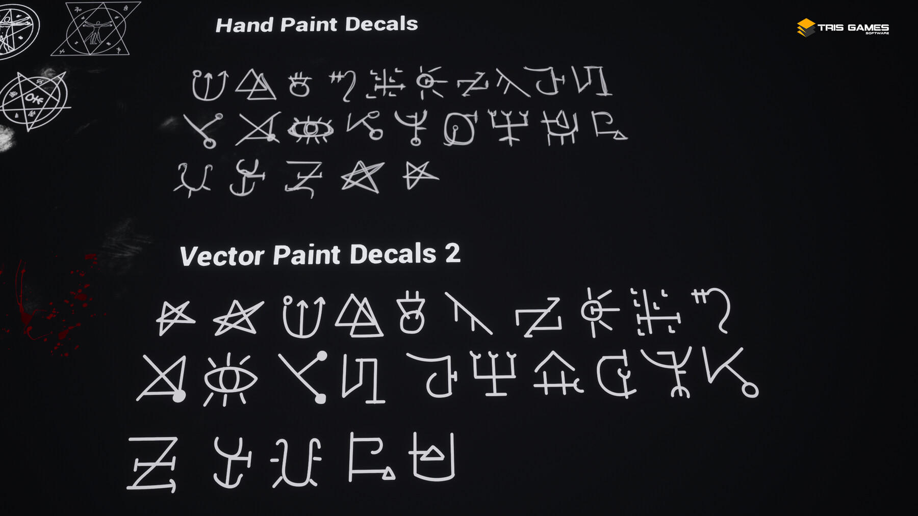 ArtStation - Demon Decal Package + AI SOURCES ( FULL VECTOR ) | Game Assets