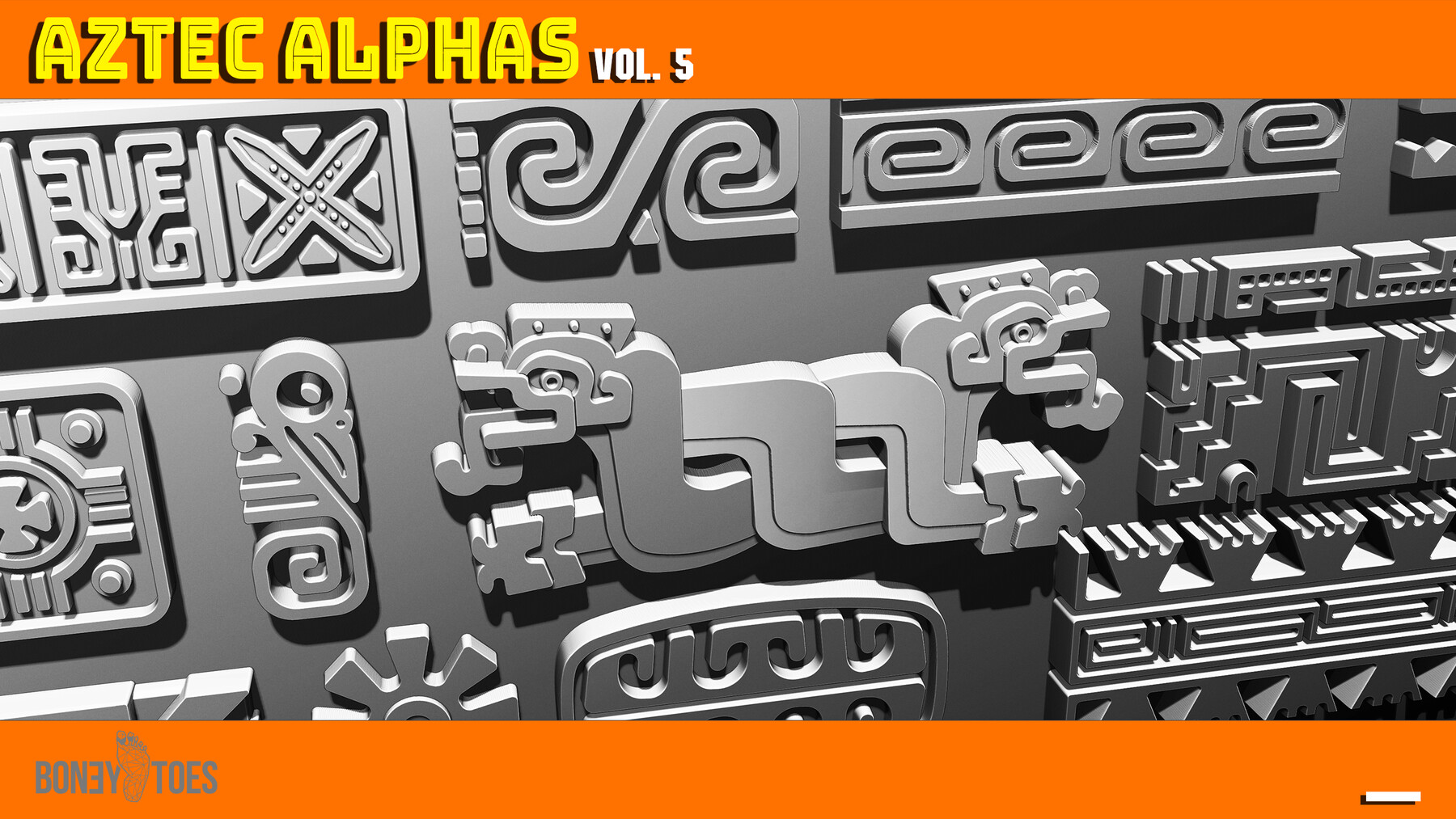 ArtStation - Aztec ALPHAS Volume 5 | Brushes