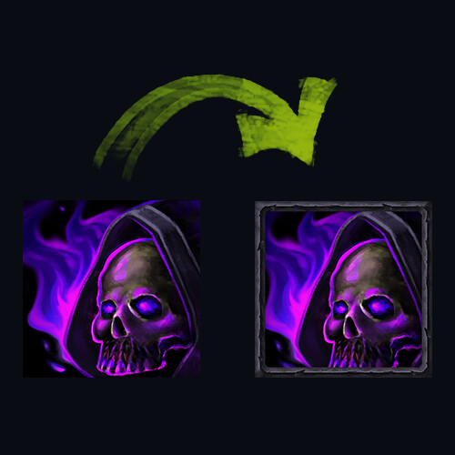 ArtStation - Reaper Skill Icons | Game Assets