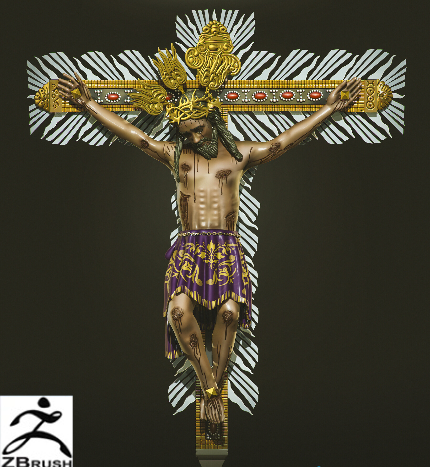 ArtStation - Digital Model - Lord of miracles of Buga. | Resources