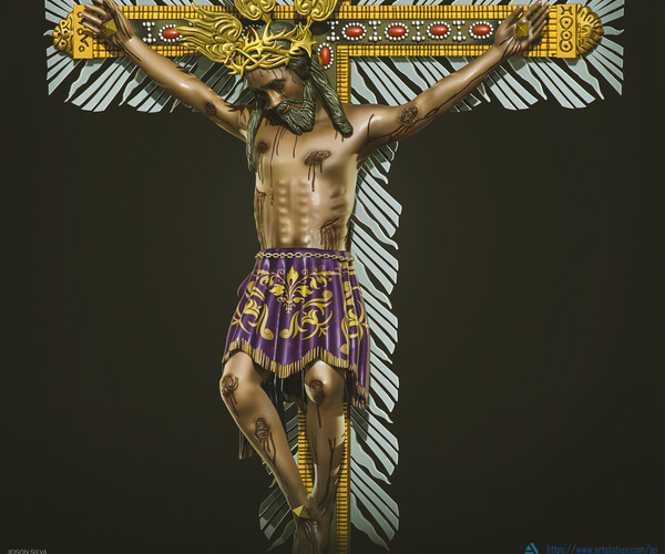 ArtStation - Digital Model - Lord of miracles of Buga. | Resources