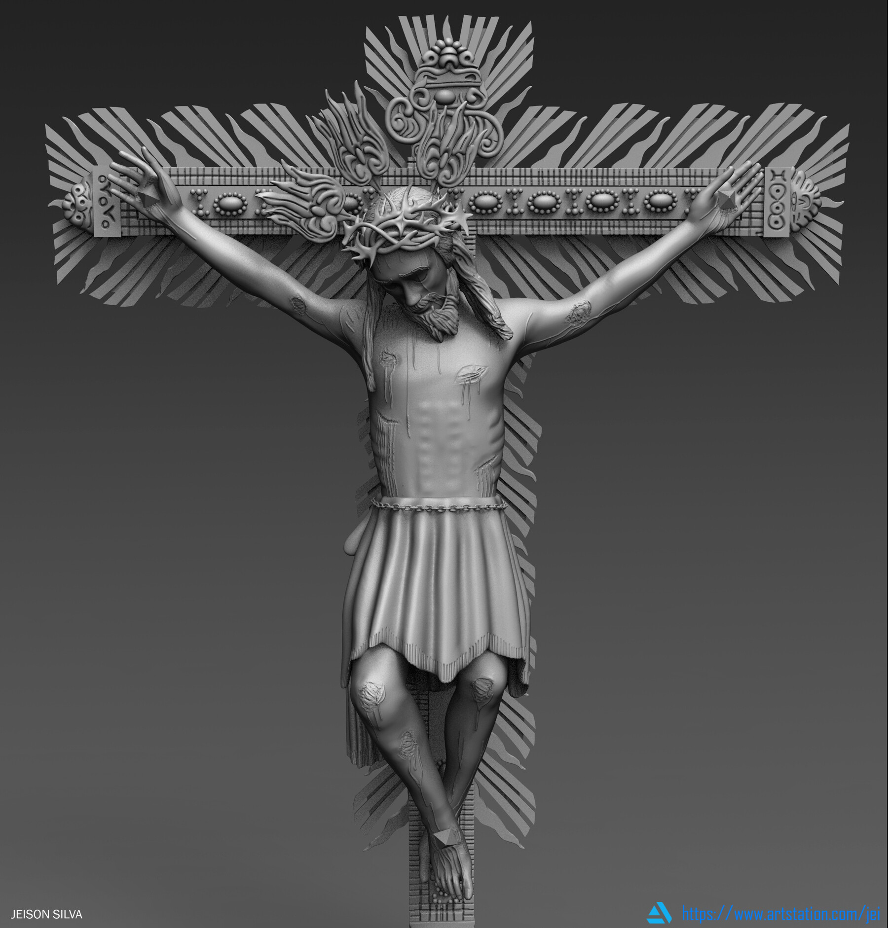 ArtStation - Digital Model - Lord of miracles of Buga. | Resources