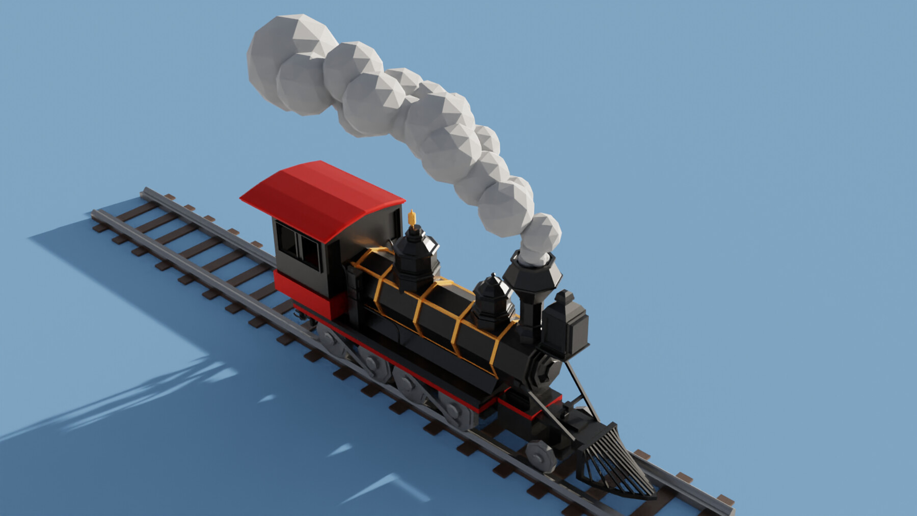 ArtStation - Low Poly Train (3d Model) | Resources