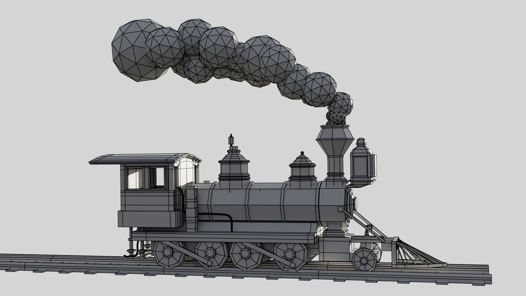 ArtStation - Low Poly Train (3d Model) | Resources