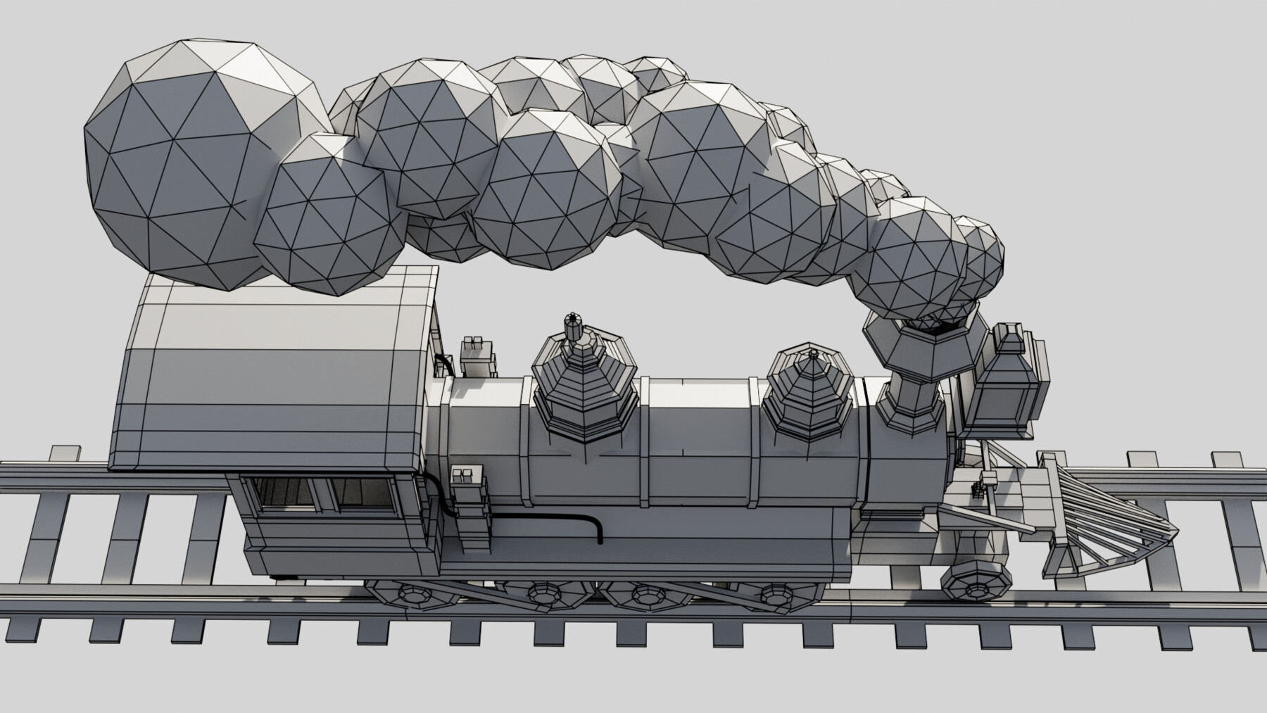 ArtStation - Low Poly Train (3d Model) | Resources
