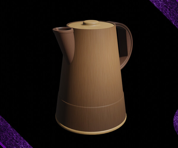 ArtStation - Kettle number 1 3D (obj / fbx / dae / max) | Game Assets