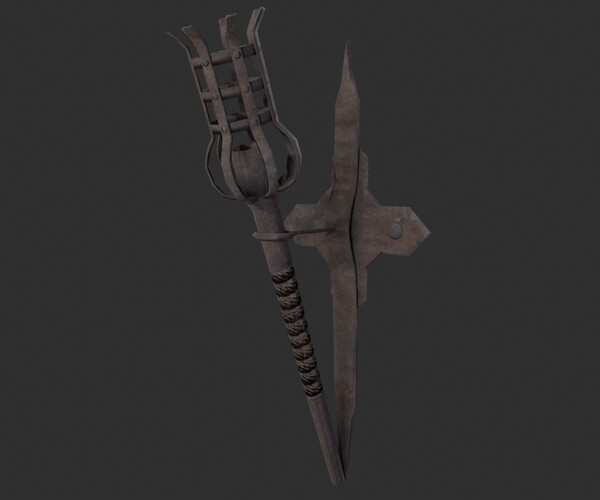 ArtStation - Wall Torch PACK - 4 Medieval Castle Dungeon Torch - PBR 4k ...