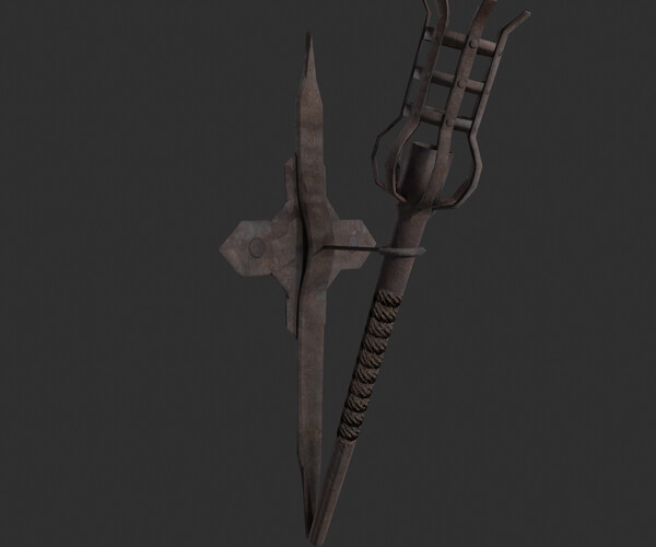 ArtStation - Wall Torch PACK - 4 Medieval Castle Dungeon Torch - PBR 4k ...