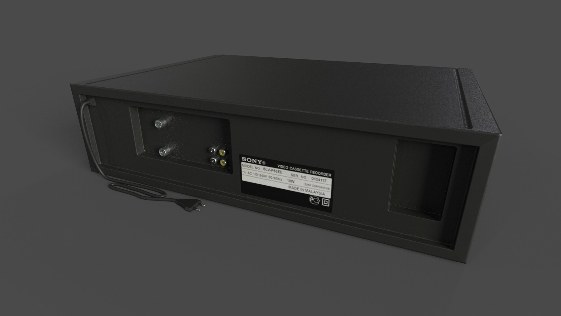 ArtStation - Sony VHS Video Player | Game Assets