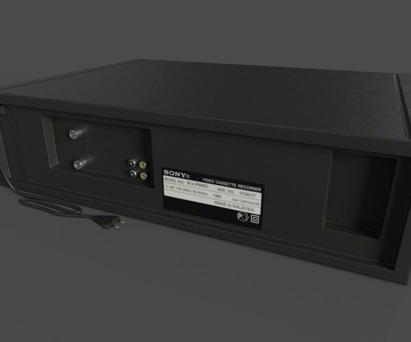 ArtStation - Sony VHS Video Player | Game Assets