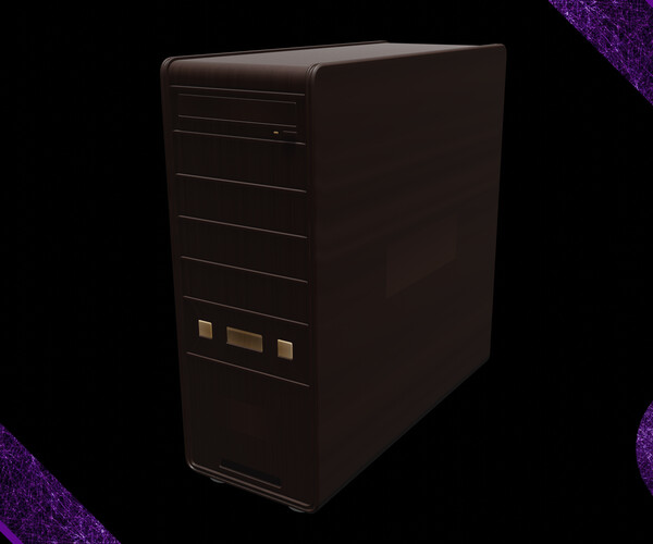 ArtStation - Processor number 4 3D (obj / fbx / dae / max) | Game Assets