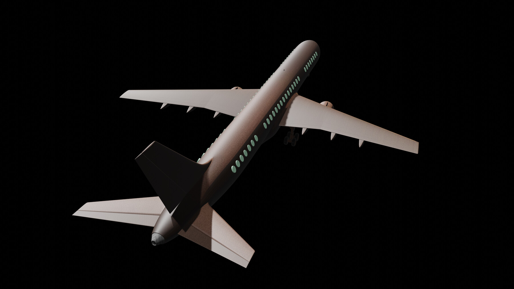 ArtStation - Airplane Airbus A320 3D (obj / fbx / dae / max) | Game Assets