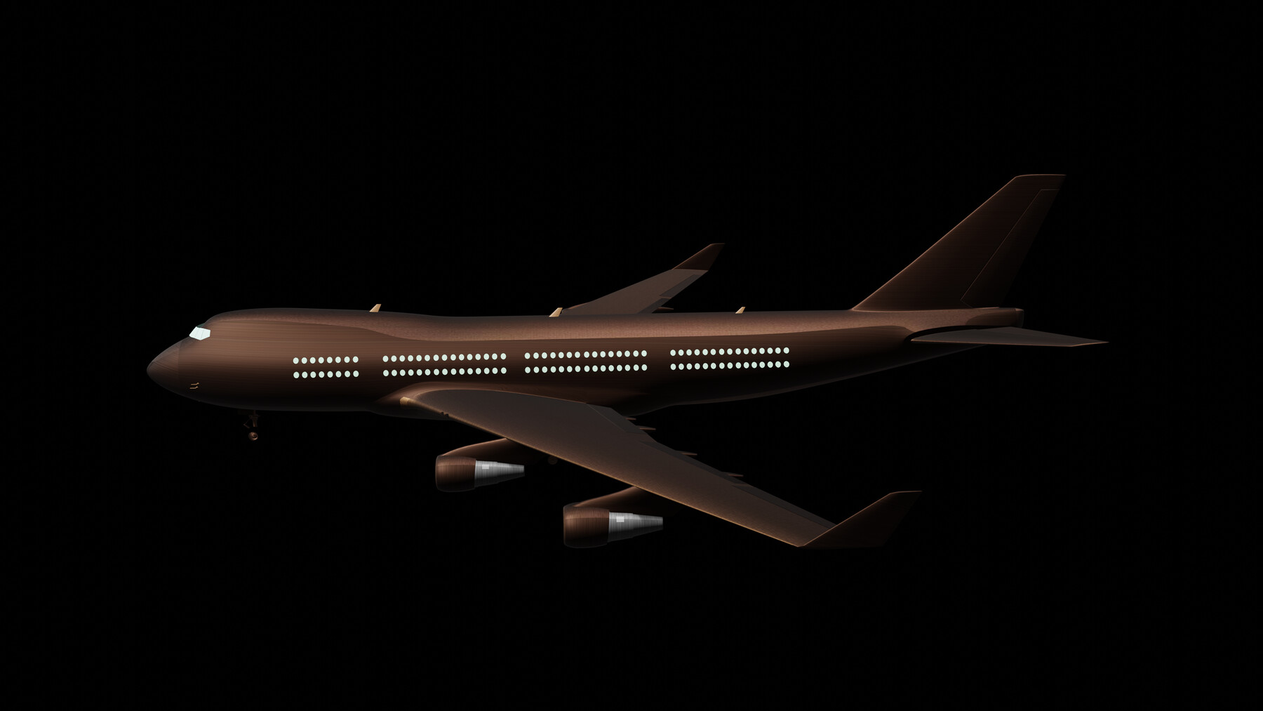 ArtStation - Airplane Boeing 747 3D (obj / fbx / dae / max) | Game Assets