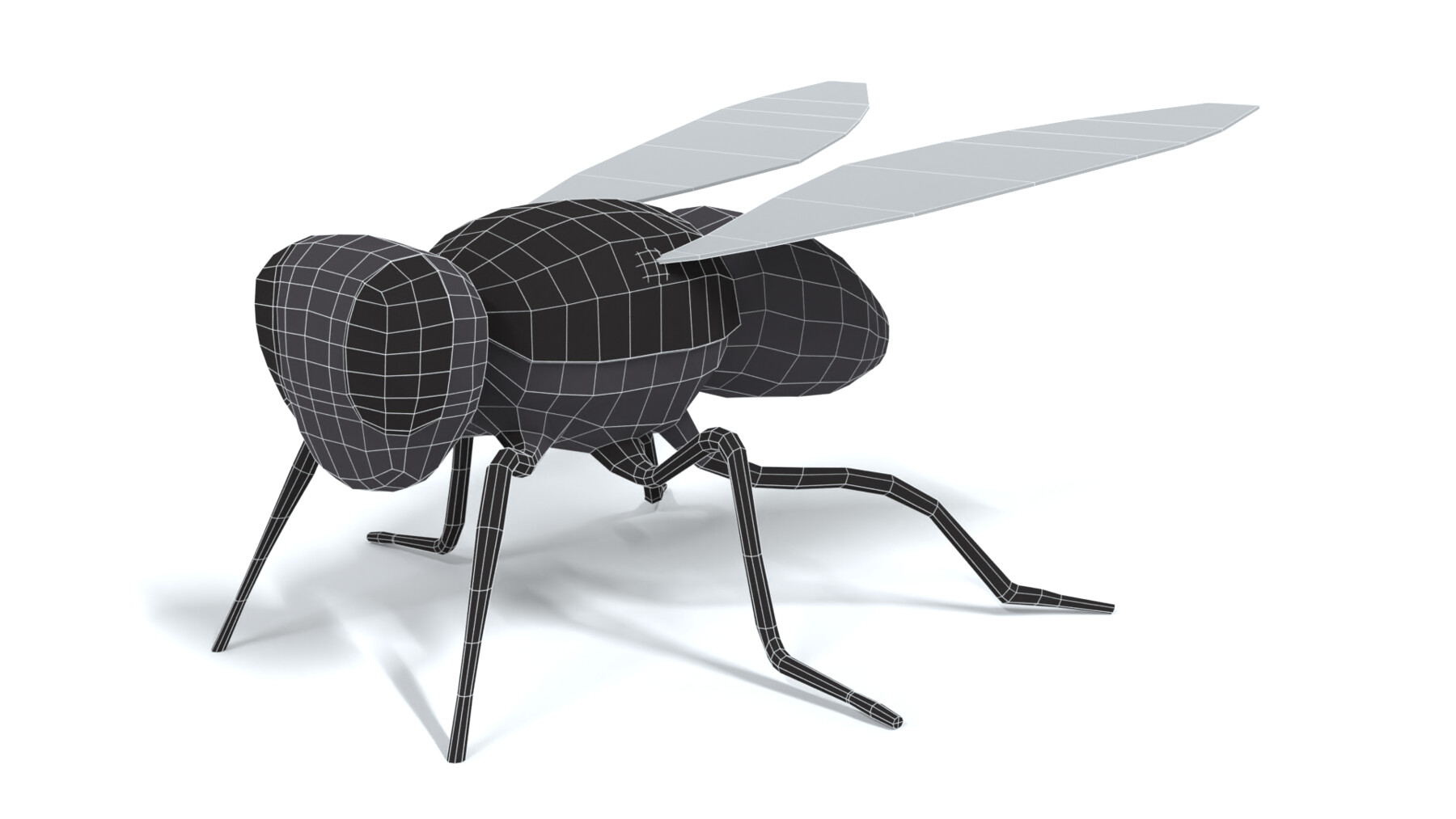 ArtStation - Low Poly Cartoon Fly | Game Assets