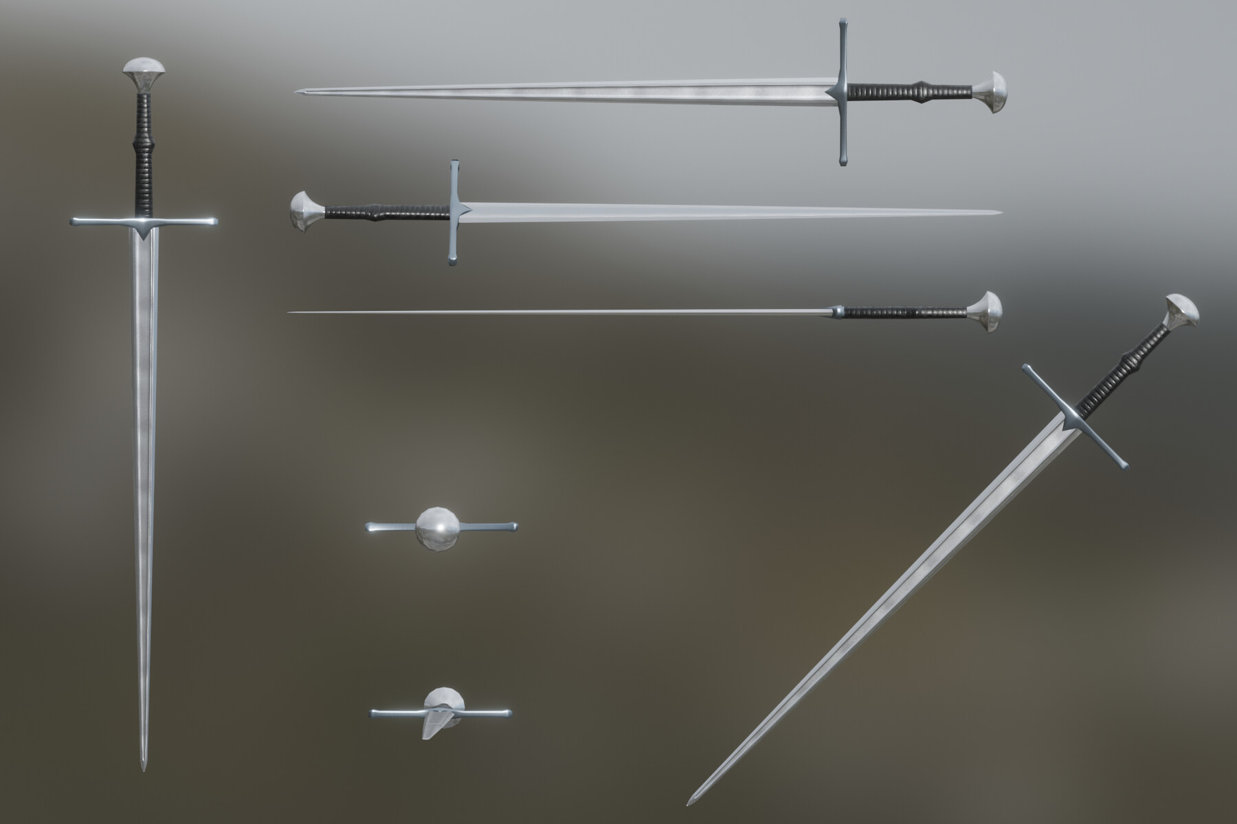 ArtStation - Medieval longsword | Game Assets
