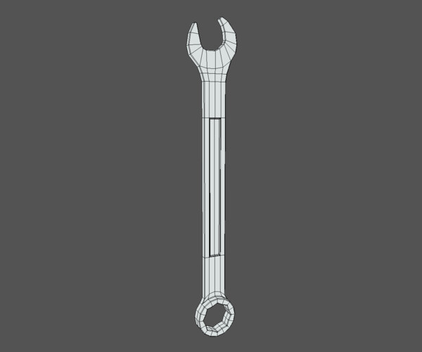 ArtStation - Low Poly Cartoon Wrench | Resources