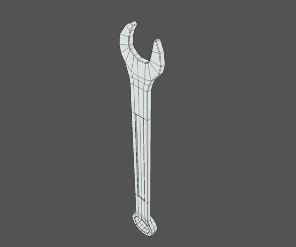 ArtStation - Low Poly Cartoon Wrench | Resources