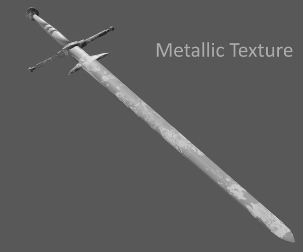ArtStation - Rusted Great Sword - Rusted zweihander | Game Assets