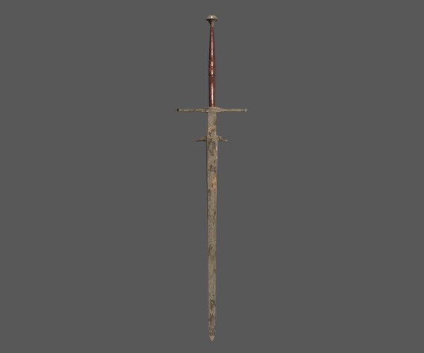 ArtStation - Rusted Great Sword - Rusted zweihander | Game Assets