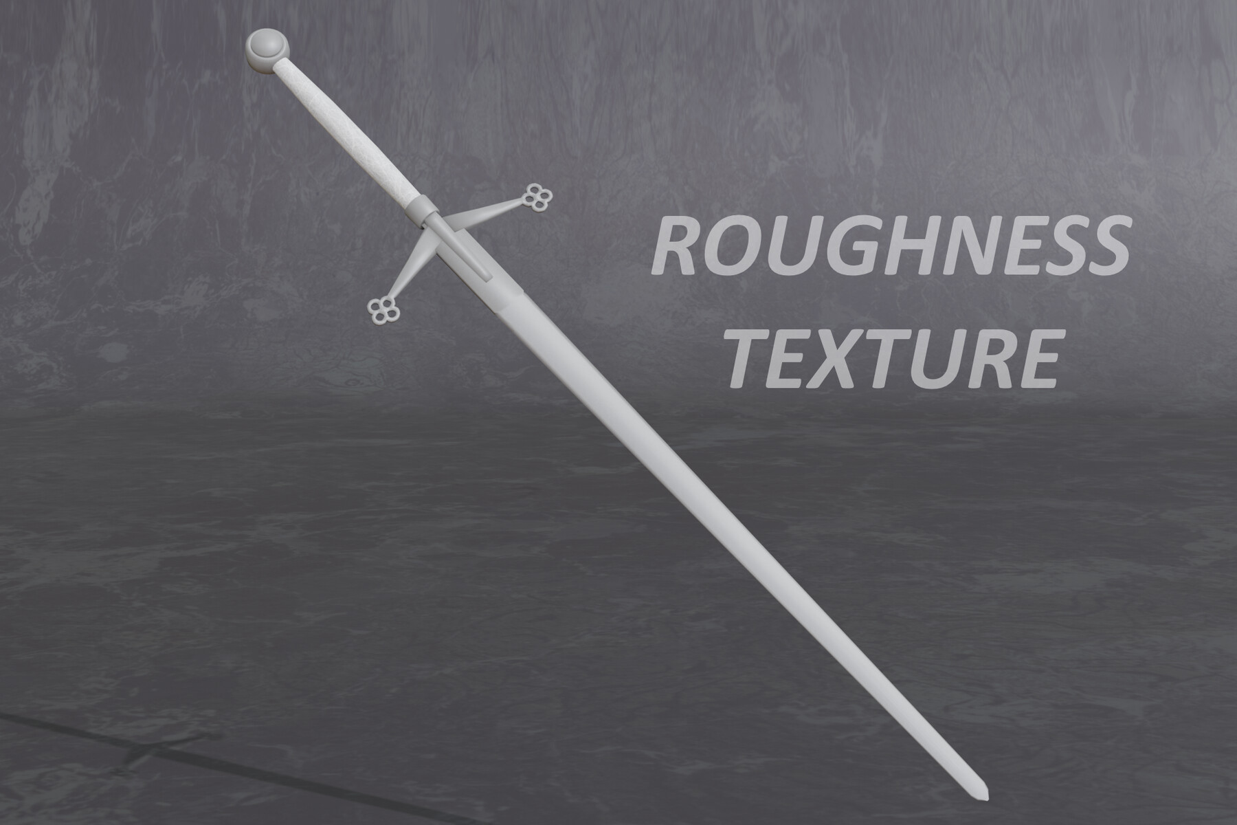 ArtStation - Medieval Scottish Claymore - two-handed sword | Game Assets