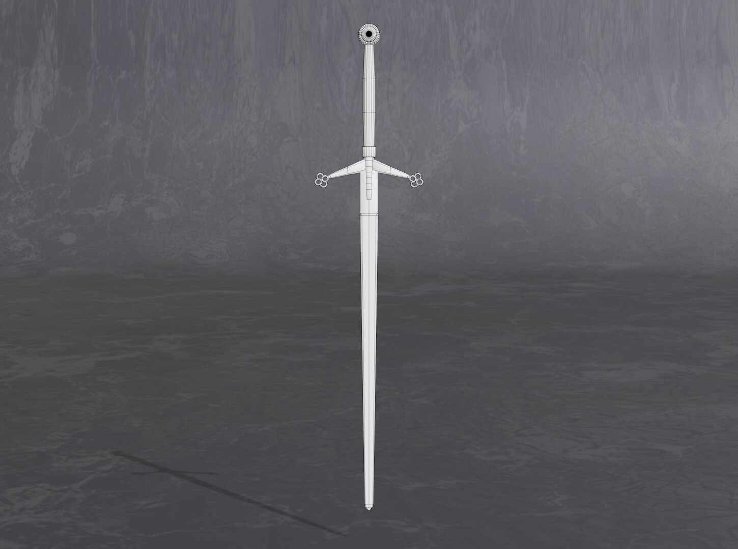 ArtStation - Medieval Scottish Claymore - two-handed sword | Game Assets