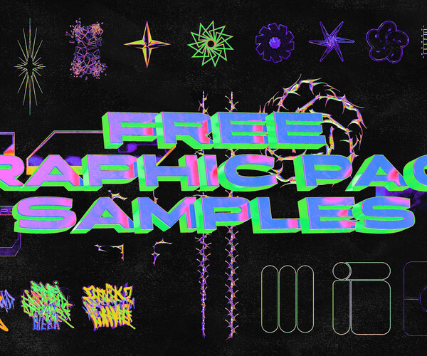 ArtStation - GRAPHIC PACK 01_FREE SAMPLE PACK | Game Assets