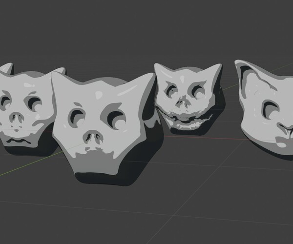 ArtStation - Cute Cartoon Skull Generator + 8 ready characters | Resources