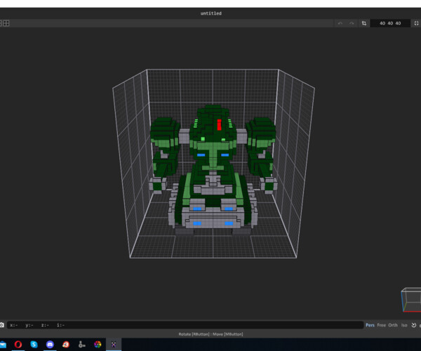 ArtStation - voxel tank mobile | Game Assets