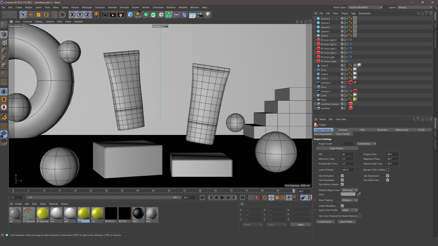 ArtStation - Project file Cinema 4D + Redshift / innisfree / 3D model ...