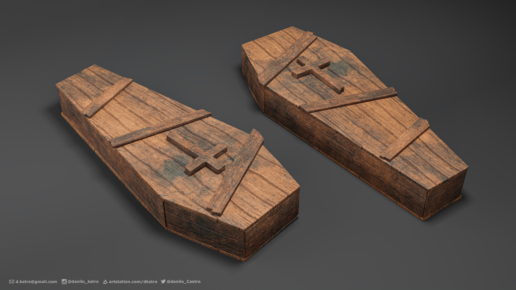ArtStation - Coffin | 3D model | Game Assets