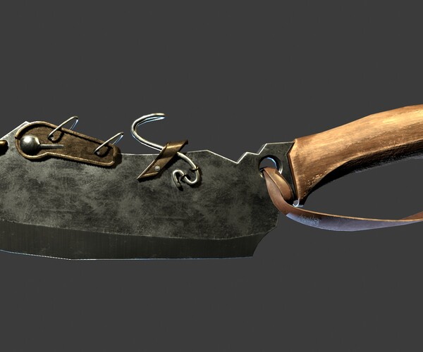 ArtStation - Butcher's cleaver ready for gamedev | Game Assets