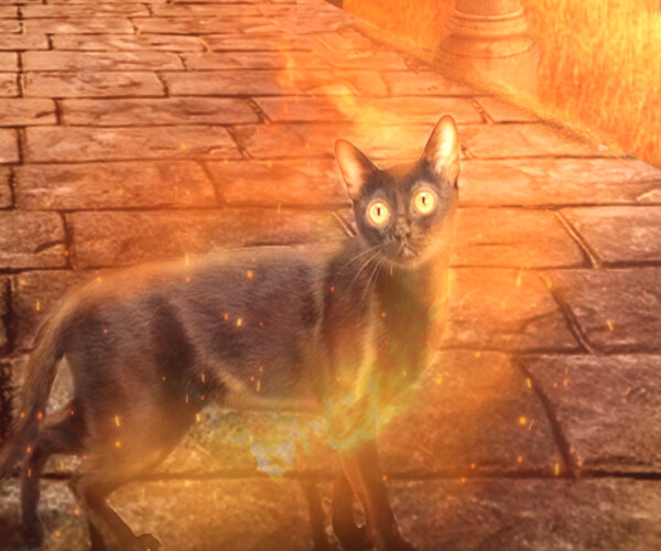 ArtStation - Monster cat | Artworks