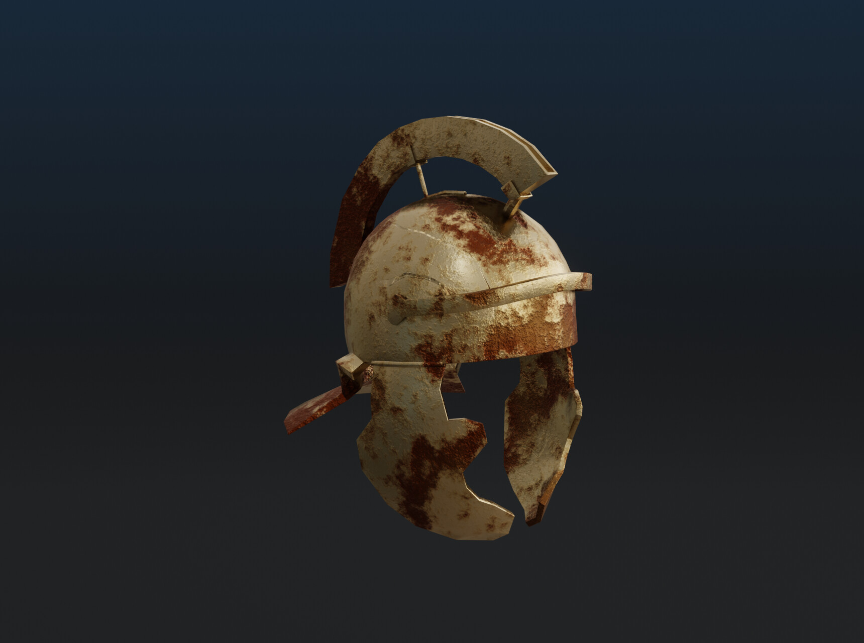 ArtStation - Rusted Roman Helmet - Ancient Helmet | Game Assets