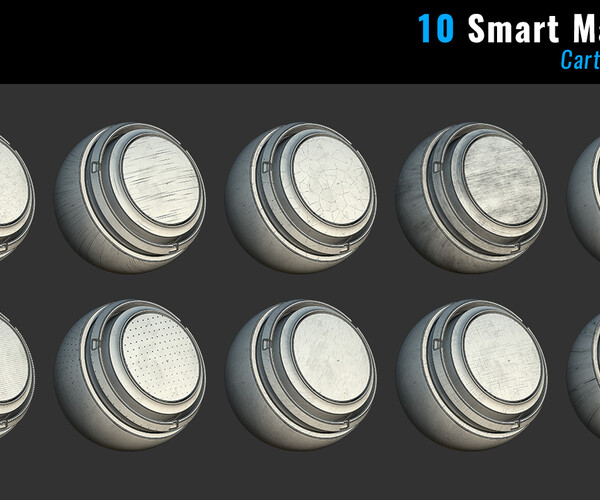 ArtStation - 10 Cartoon - Smart Materials | Resources