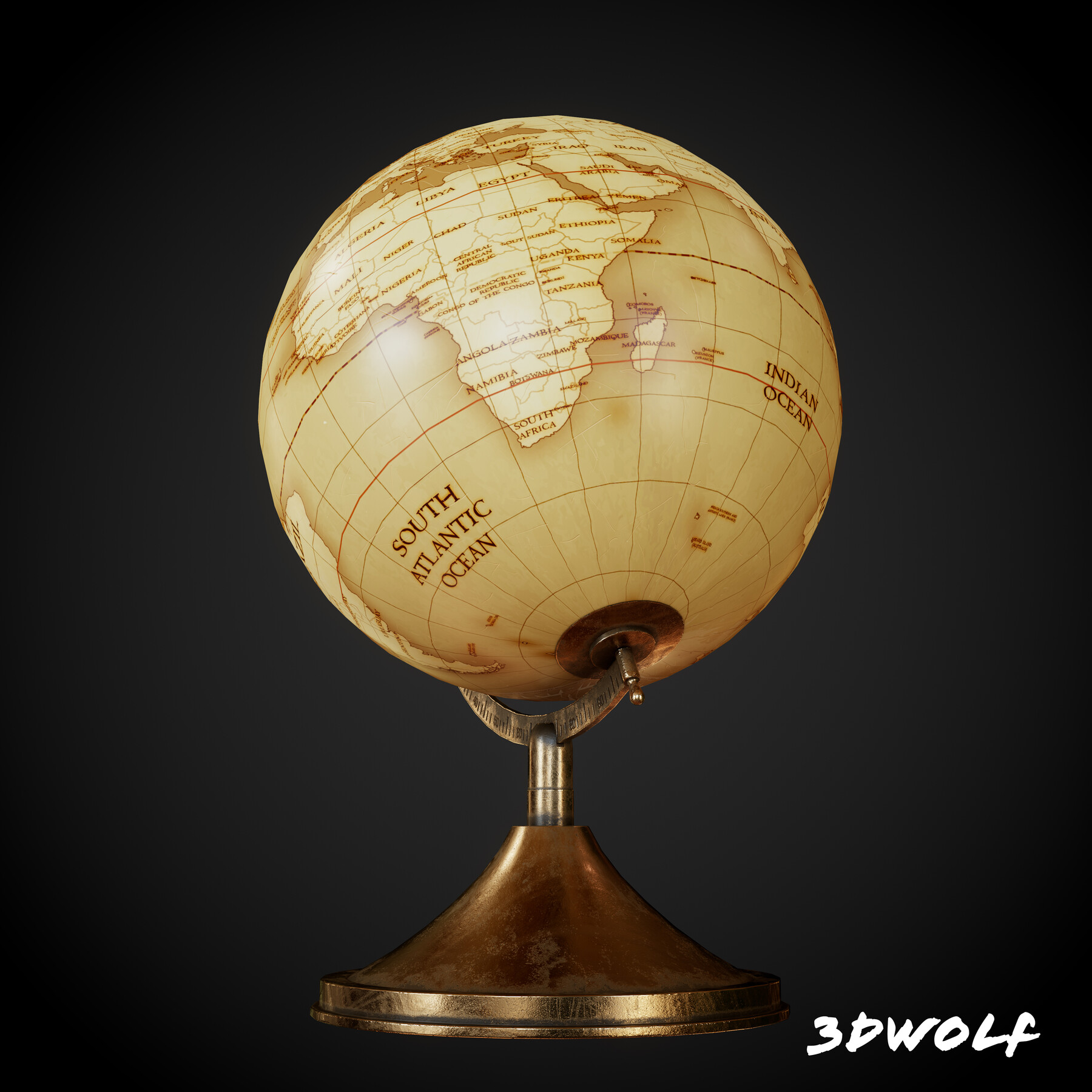 ArtStation - Globe 3D Model | Game Assets