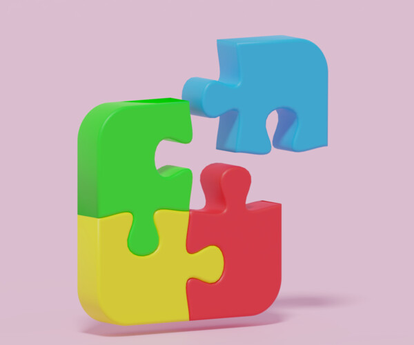 ArtStation - Cartoon Jigsaw Puzzle | Resources