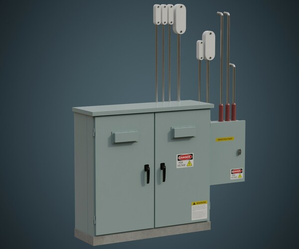 ArtStation - Utility Box 4A | Game Assets