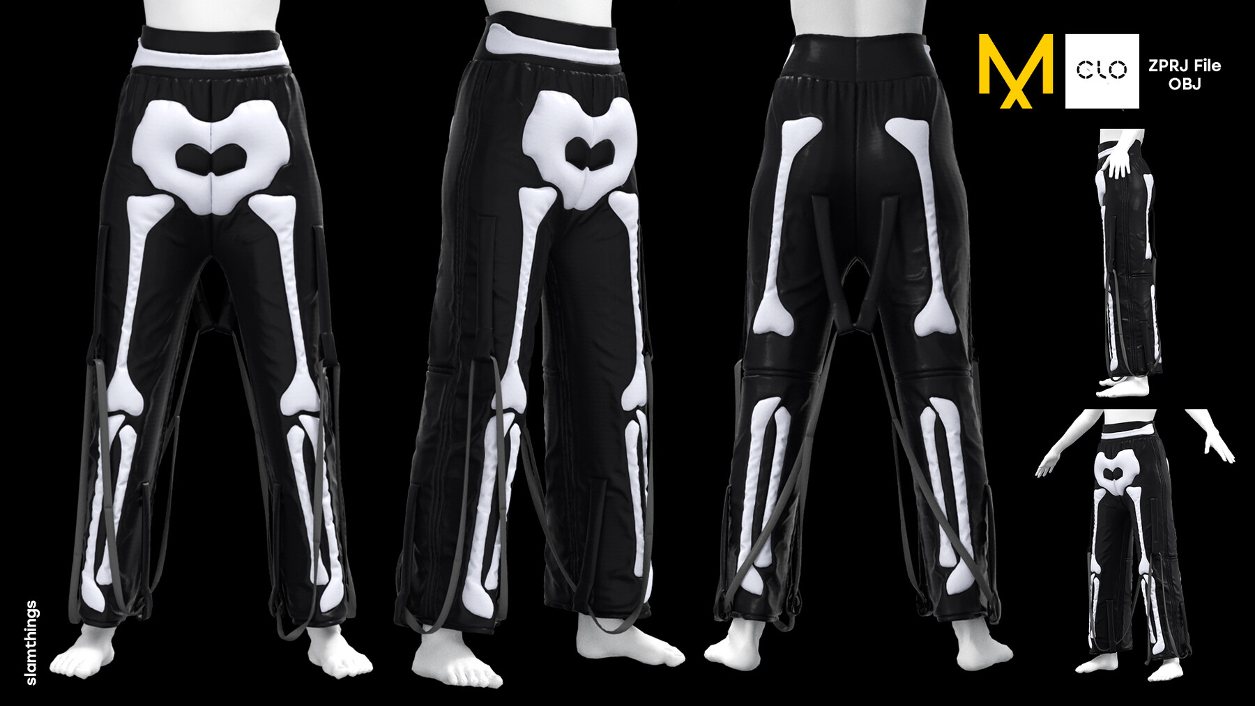 Jon Sánchez - Future Fashion Skeleton Pants #004 - Clo3D ...