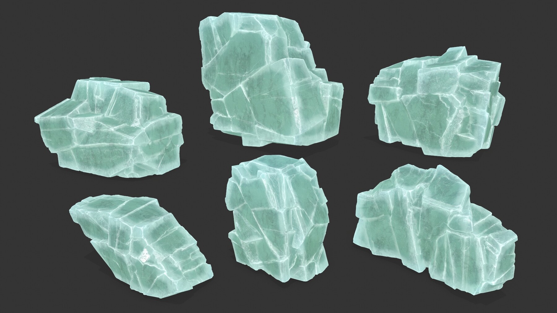ArtStation - ice rocks | Game Assets