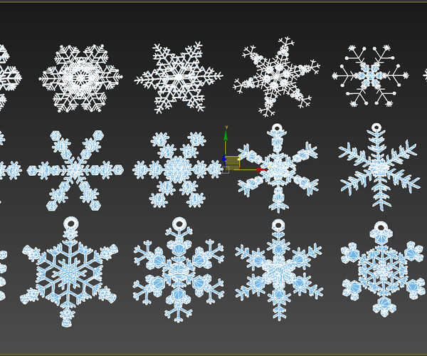 ArtStation - Snowflake Asset Pack | Game Assets