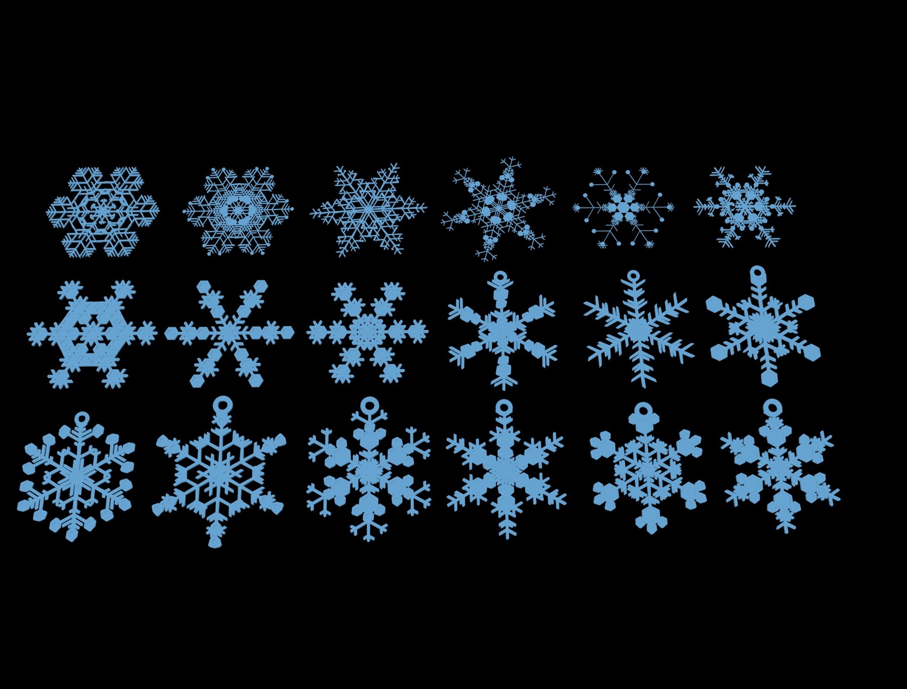 ArtStation - Snowflake Asset Pack | Game Assets